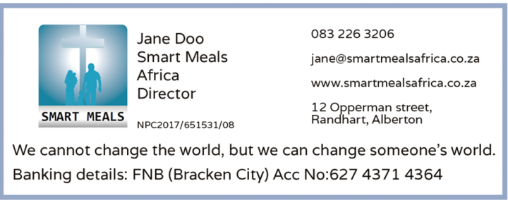 Smart Meals Africa – Distributing 10 000 meals every month